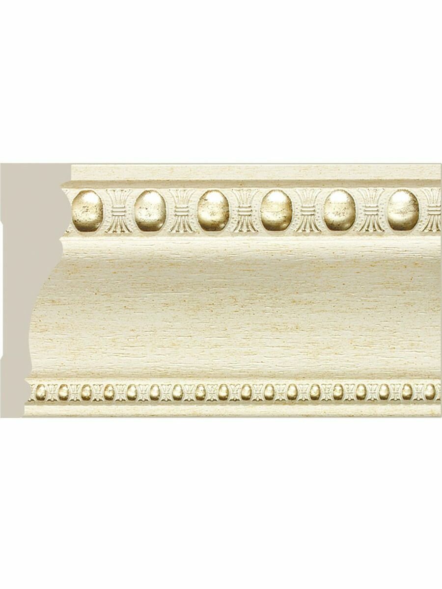 Плинтус потолочный Молдинг на стену декор, 1100х90х25 мм Патина - 2 шт.