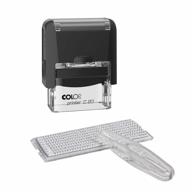 Colop Штамп самонаборный Printer С20-Set 4 строки, 14х38 мм 1 касса, черный