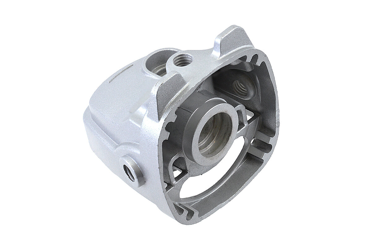 Корпус редуктора подходит для болгарки (УШМ) ИНТЕРСКОЛ МШУ-125/1400Э, УШМ-125/1100Э (s/n 26.****), УШМ-125/1400ЭЛ