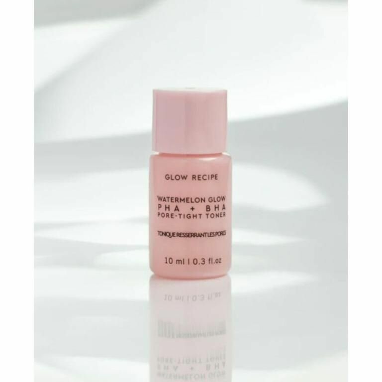 Пористый тоник для лица, уменьшающий поры дорожный формат GLOW RECIPE Watermelon Glow PHA+BHA Pore-Tight Toner 10ml