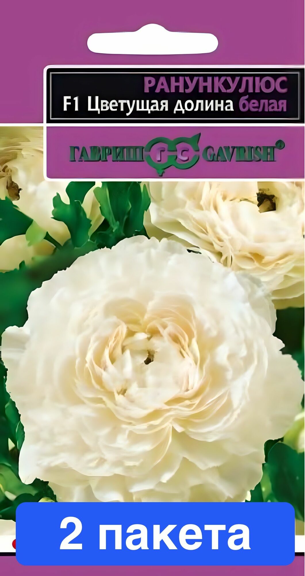 Лютик (Ранункулюс) Цветущая долина F1 2 пакета