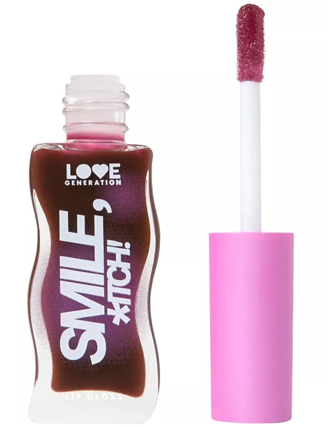 Блеск для губ Love Generation Smile, *itch! тон 10 винный, 10 мл
