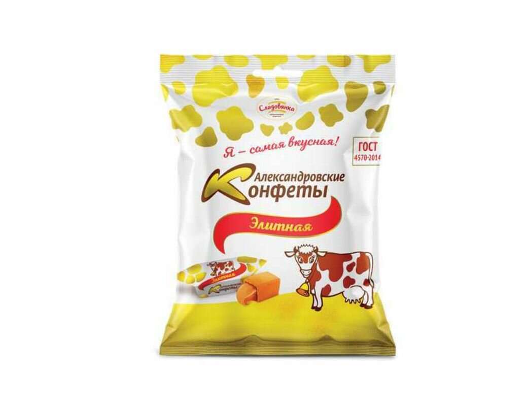 Сладовянка конфеты Александровская Коровка элитная,250 г