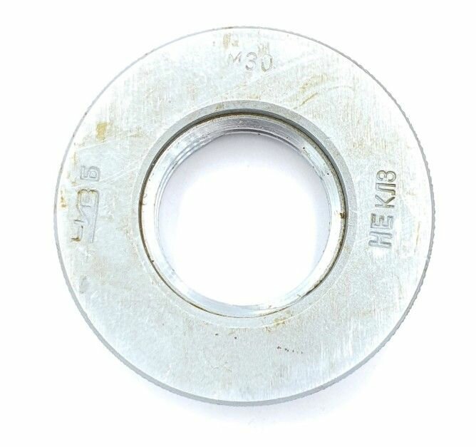 Калибр-кольцо М 30,0х3,5 8g НЕ