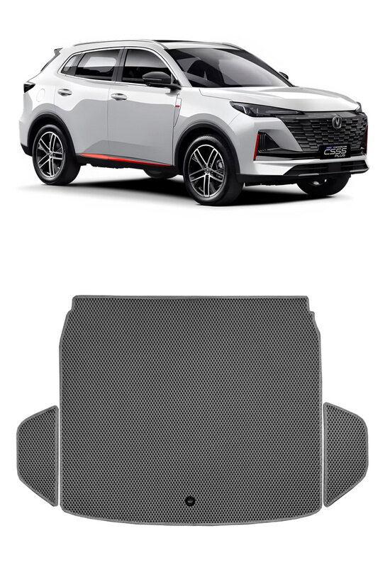 Changan CS55 plus багажник 2017 - н. в. коврики EVA Smart Коврик в багажник