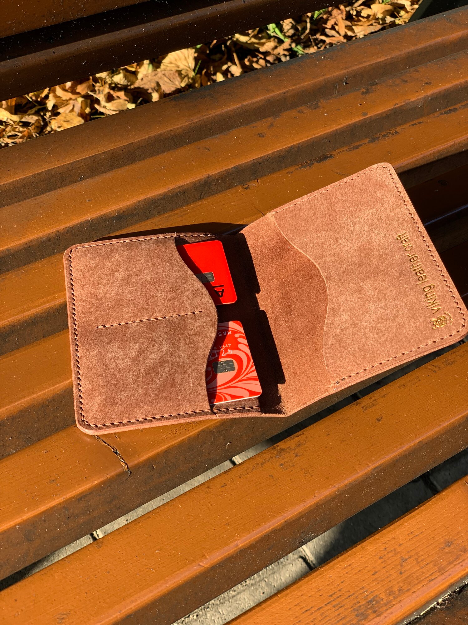 Документница для паспорта viking leather craft