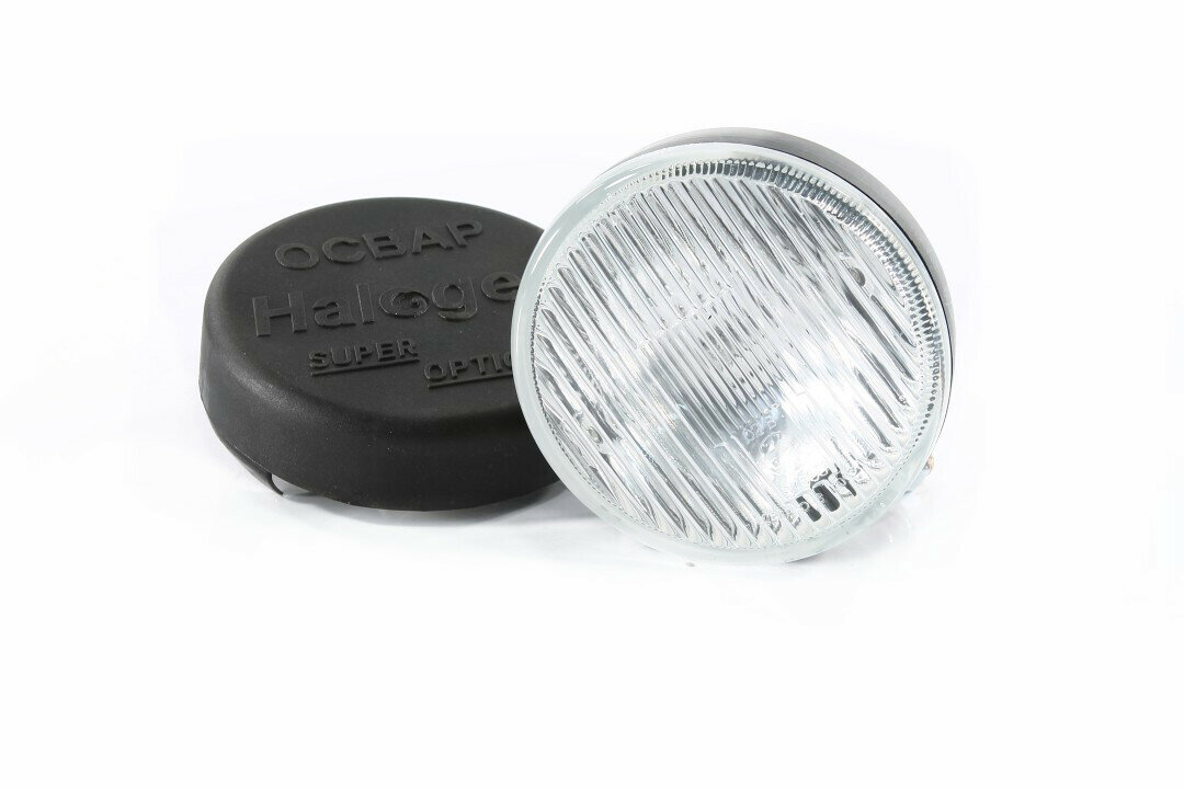 Фара противотуманная для а/м Ваз, Газ круглая 24В белая с защитной крышкой