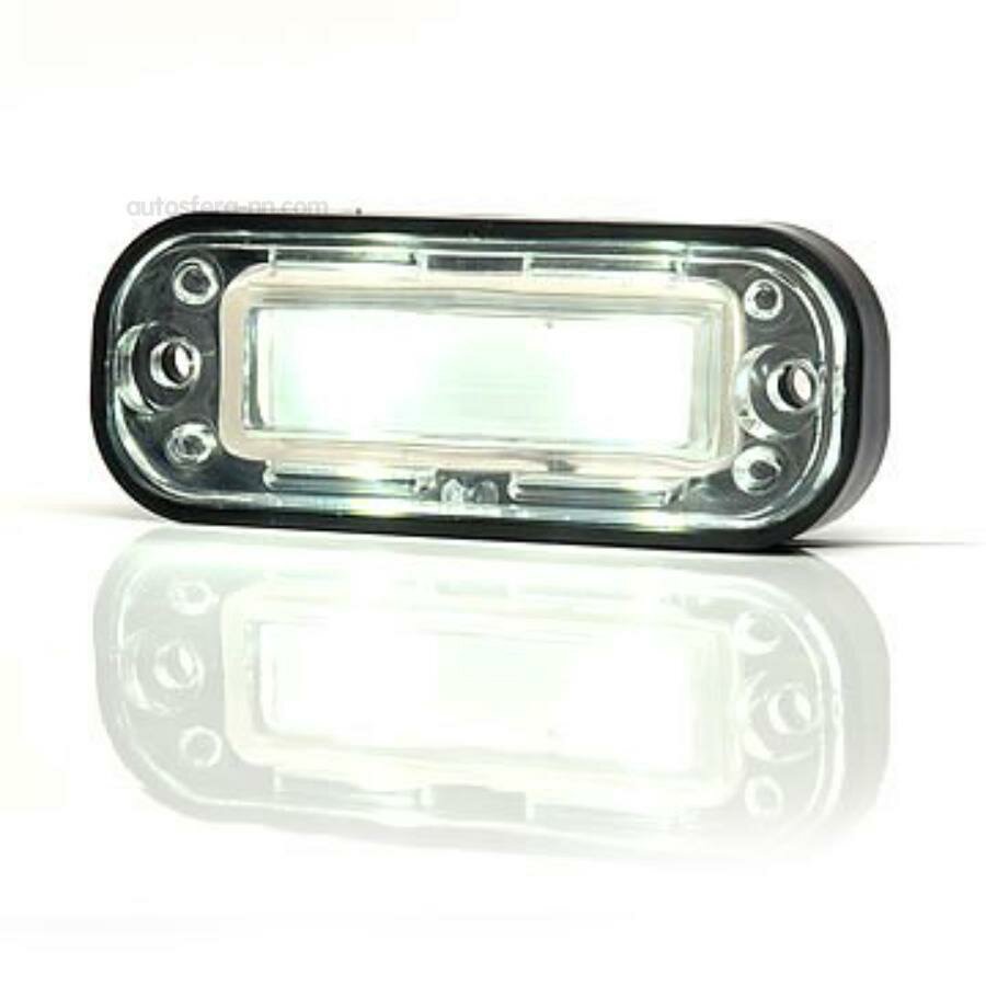 WAS 982 фонарь освещения номерного знака! 12V-24V LED провод 24cm\