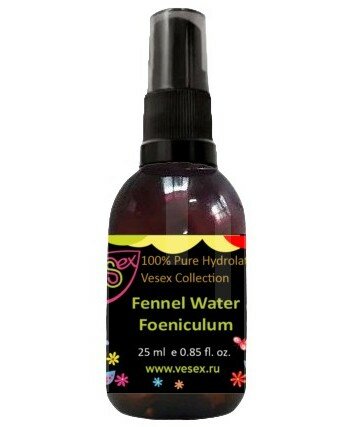 VESEX Гидролат Фенхеля 100% (фенхелевая вода) / Fennel 25 мл