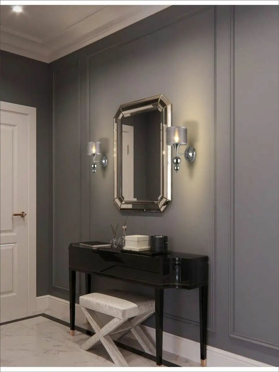 Бра DUO HOME E14*40W Chrome — фото 1