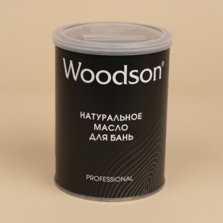 Масло для защиты древесины для бани и сауны WoodSon, 0,8 л (арт. WM12)