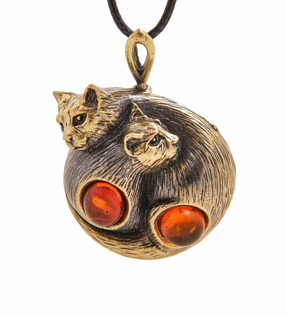 Колье, янтарь