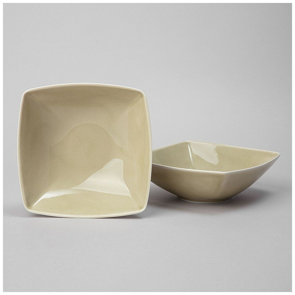 Набор салатников квадратных lefard tint 600 мл 2 шт