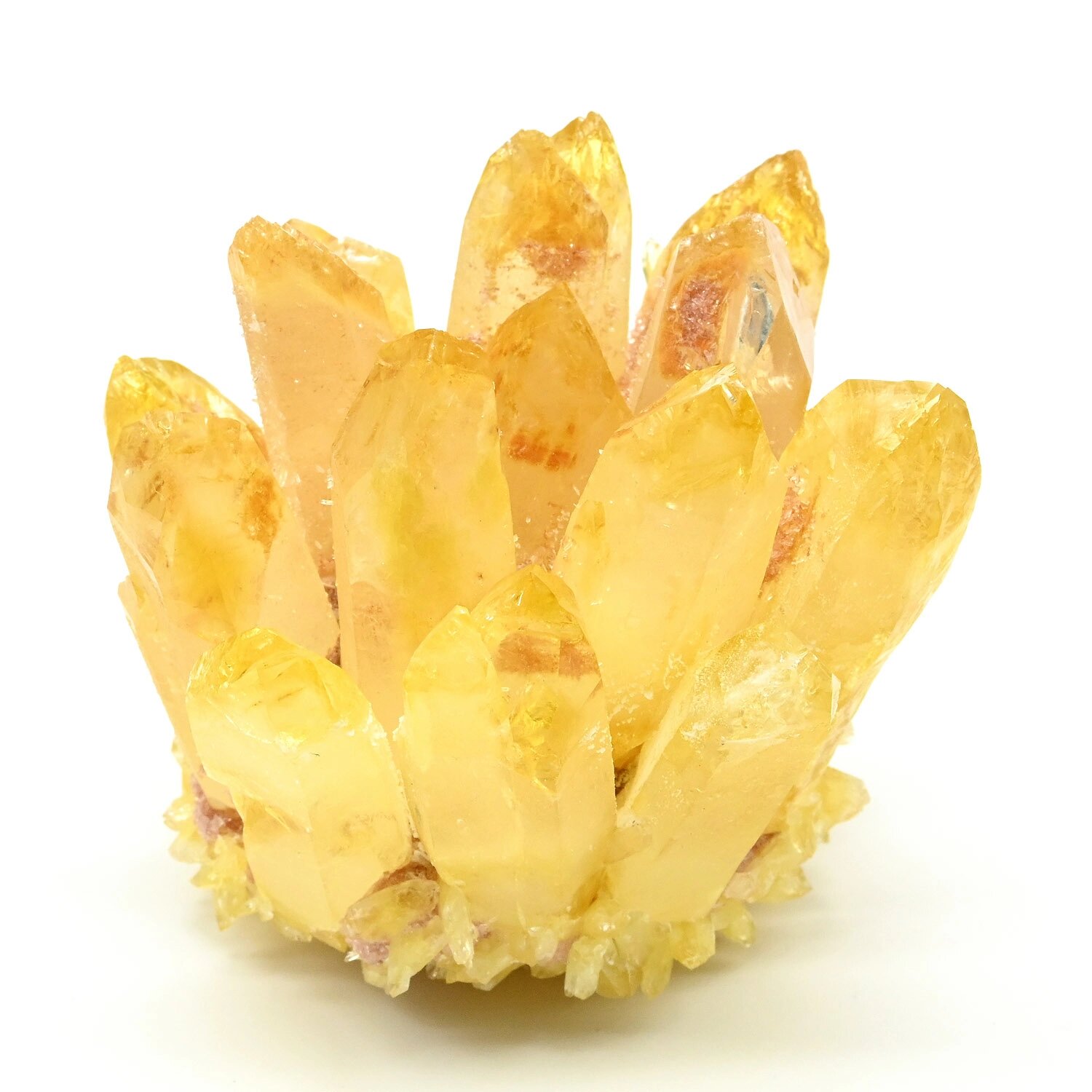 Кластер желтого кварца 83*75*72мм, 370г .