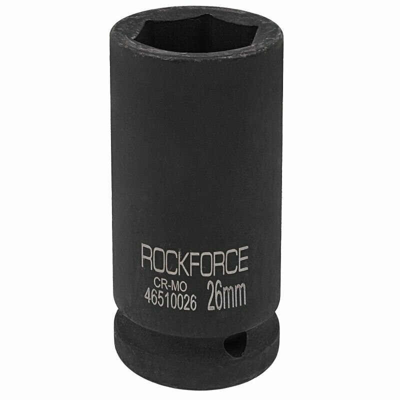 Головка ударная глубокая 3/4", 26мм (6гр.) ROCKFORCE