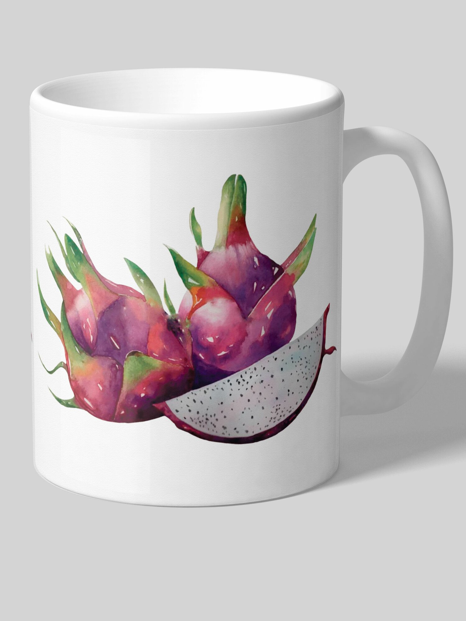 Кружка cooperative.moscow " Питайя (питахайя) " ( кружка с фруктом ) , 330 мл, 1 шт