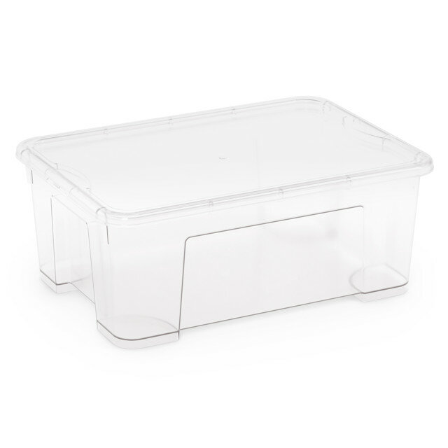 Контейнер 39,5х28х16см 12л для бытовых нужд пластик с крышкой
