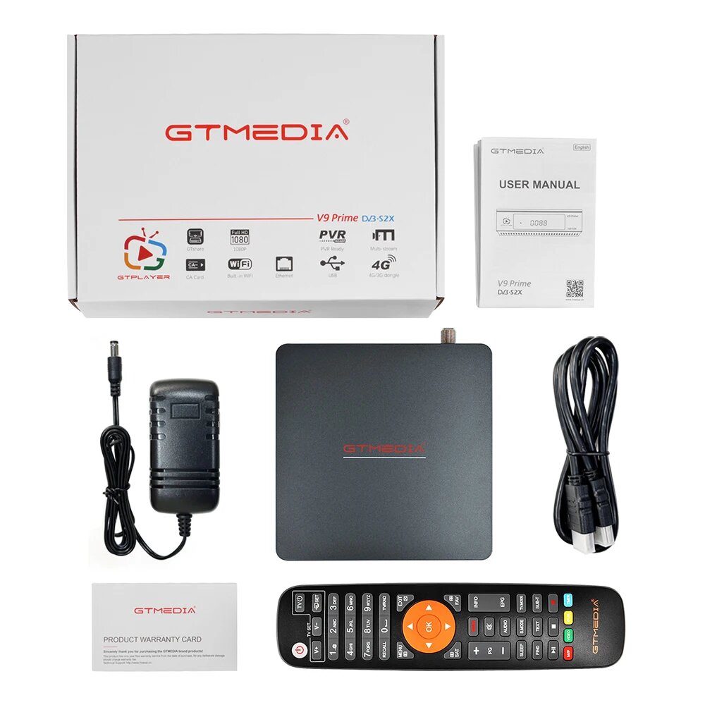 Спутниковый ресивер GTmedia V9 Prime Европейская