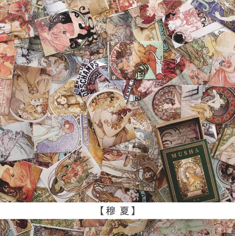 100 шт./коробка винтажная история Крафтовая бумага Симпатичные дневник в стиле Скрапбукинг «сделай сам» для изготовления открыток аксессуары для журнала ломо карты блокноты F