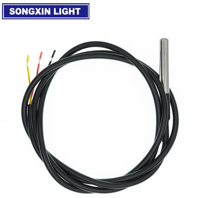 Датчик температуры DS18B20 XIASONGXIN LIGHT 2M DS18B20 wire