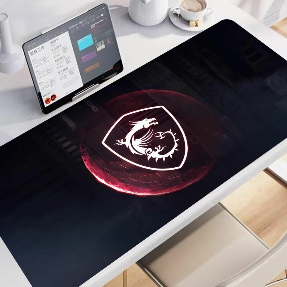 Аниме Msi коврик для мыши геймерская клавиатура аксессуары для рабочего стола