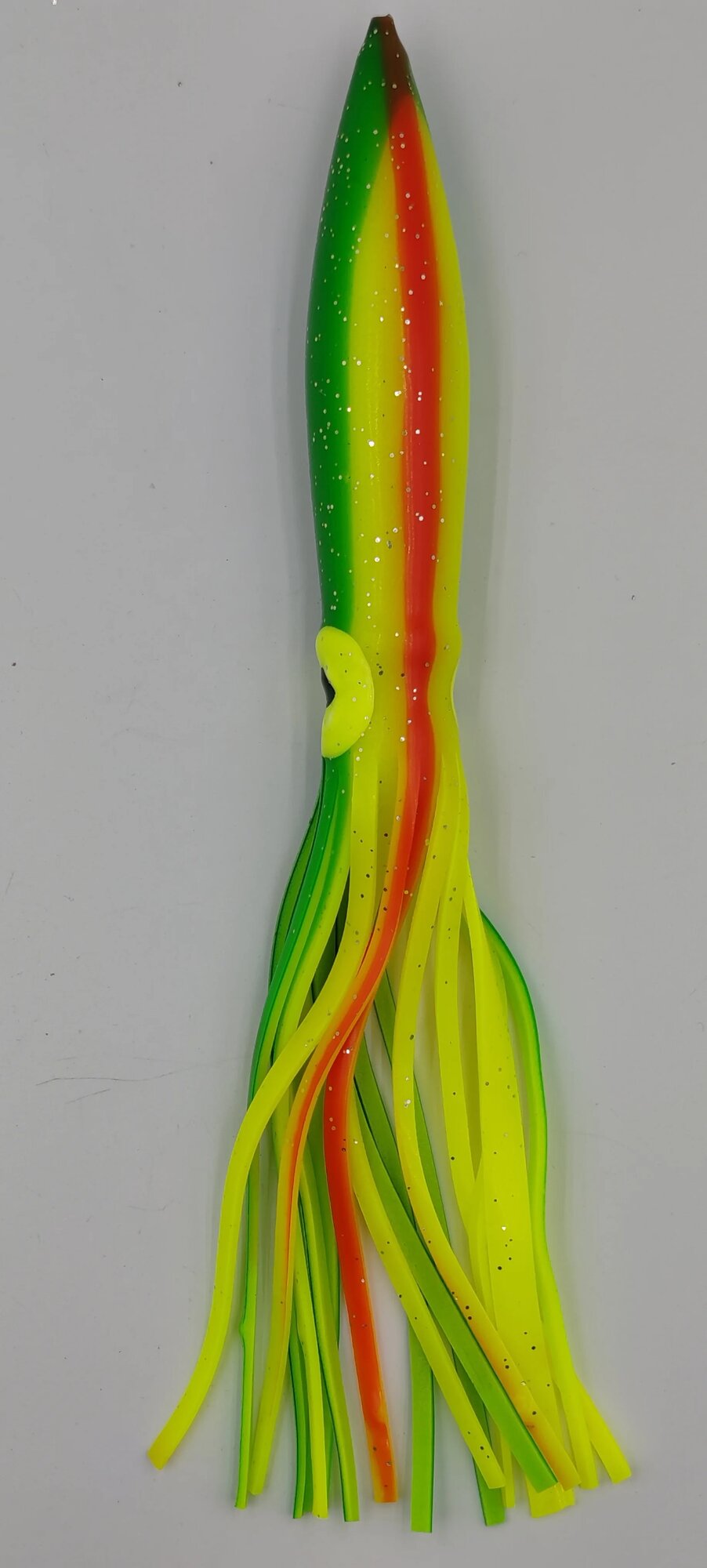 Кальмар для ловли тунца 9 дюймов green-yellow