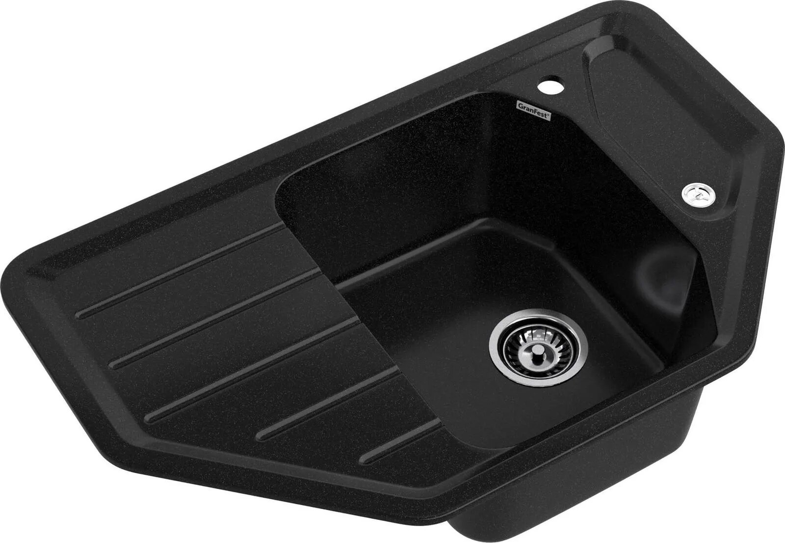 Мойка для кухни GranFest Corner 80 см C-800E черный