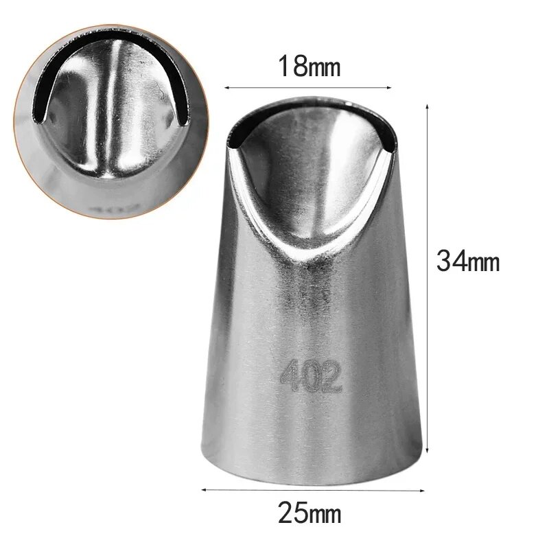 # 402, большие насадки для крема с русским тюльпаном, кондитерские насадки для кексов и хризантемы для кухни, аксессуары для выпечки и хлебобулочных изделий