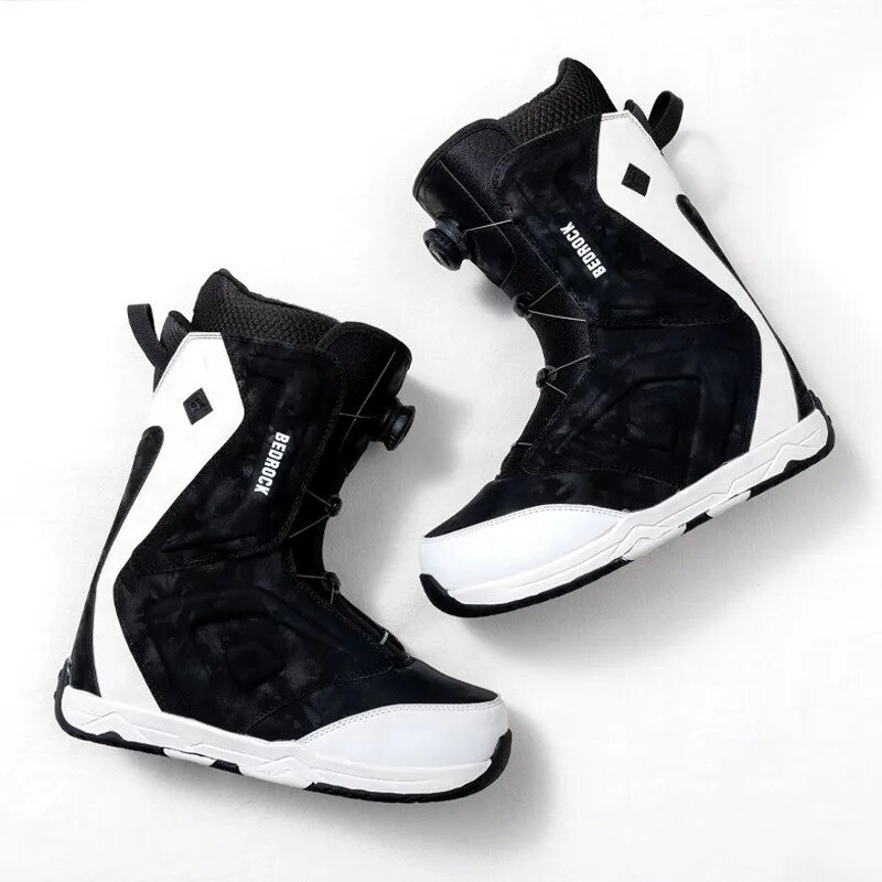 COZOK Зимние сноубордические ботинки Boa Черно-белые 35, white black