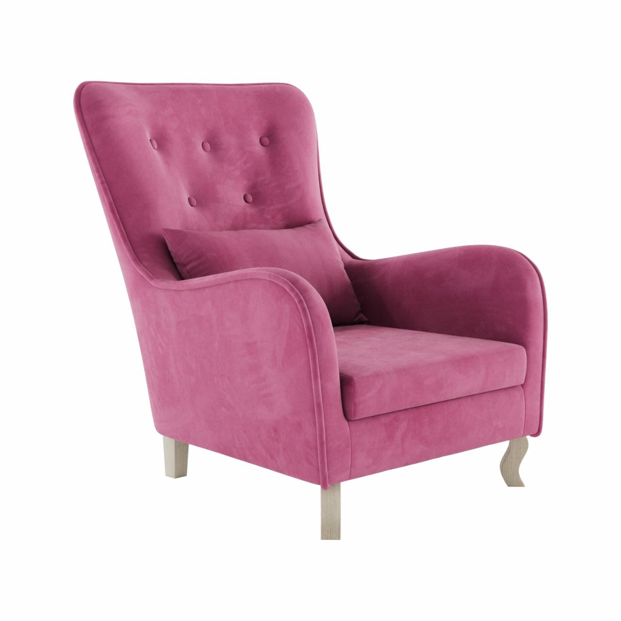 Кресло Адель Розовое