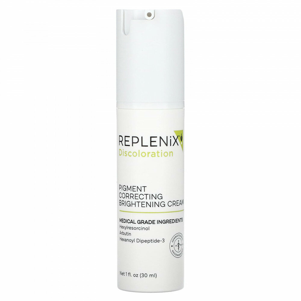 Replenix, Descoloration, осветляющий крем с коррекцией пигмента, без отдушки, 30 мл (1 жидк. унция)