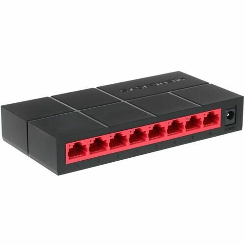 Коммутатор Mercusys MS108G 8-портовый 10/100/1000 Мбит/с настольный коммутатор