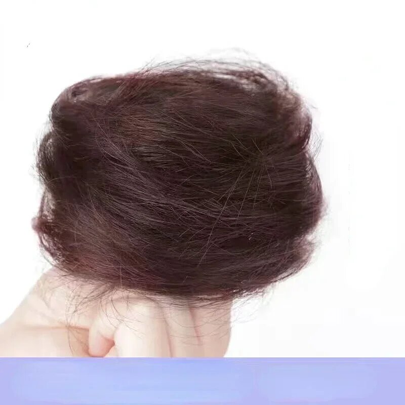 Подушечка для волос, цвет dark brown