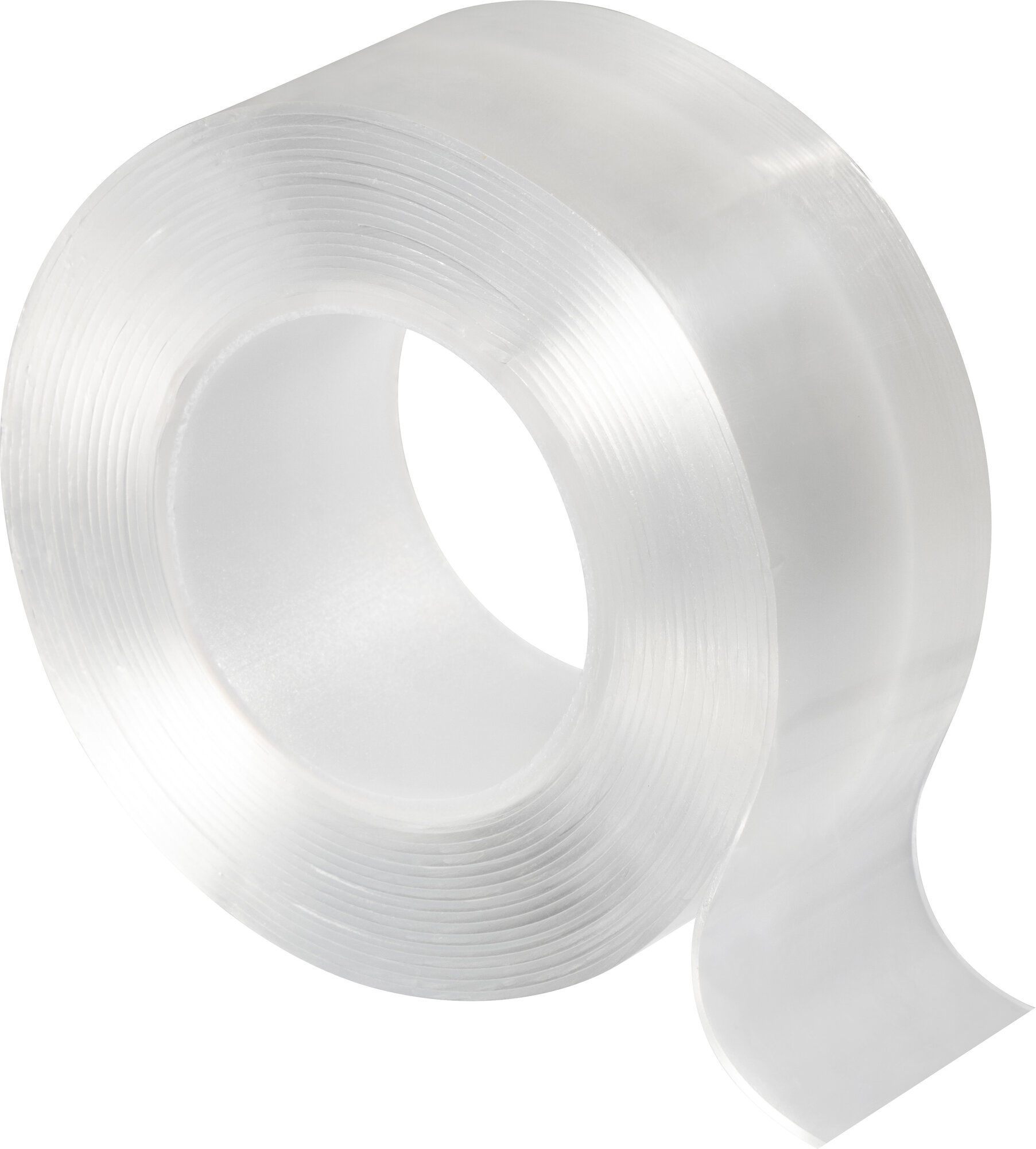 Нано-лента двусторонняя клейкая многоразовая, прозрачная, 3м, ширина 30 мм