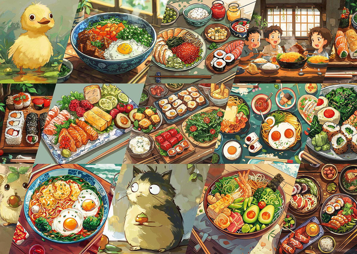 "Фрея" Пазл 1000 элемент. PZL-1000/58 Вкус азиатской жизни