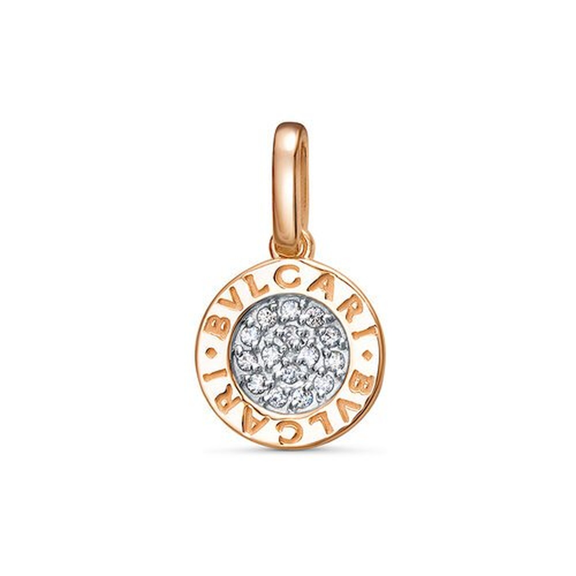 Подвеска, красное золото, 585 проба, фианит