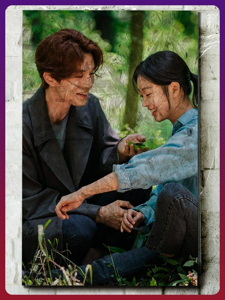 Картина интерьерная на рельефной доске сериал История девятихвостого лиса (дорама, сериал, романтика, фэнтези, Ли Дон Ук) - 62412350