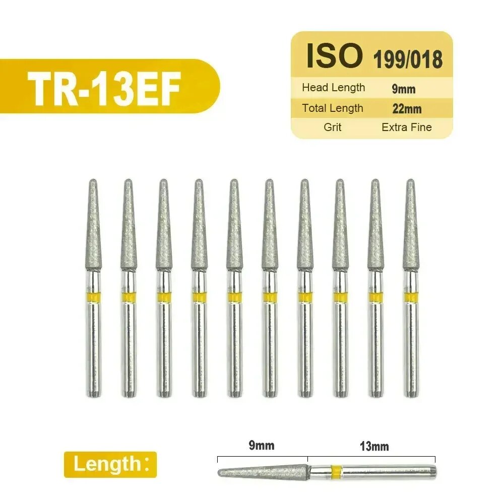 Стоматологические боры Xceldent TR-13EF, 10 шт.