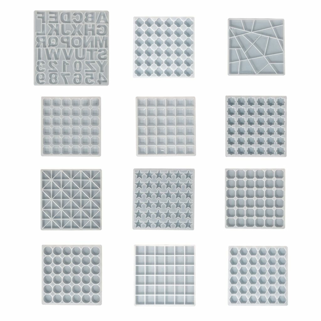 12 шт. Мозаичные подставки для кружек с формами