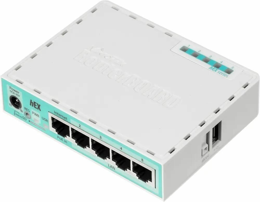 Wi-Fi роутер MikroTik hEX