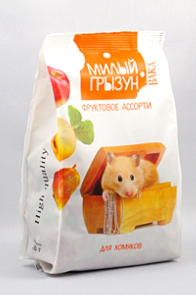 Корм для хомяков фрукт. ассорти 200г милый грызун вака High Quality 2/10