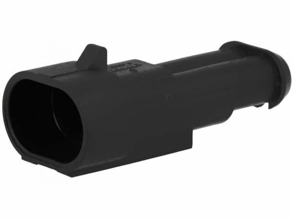 Разъем TE Connectivity Ltd AMP-0-0282104-1, провод-провод, вилка, "папа", без контактов