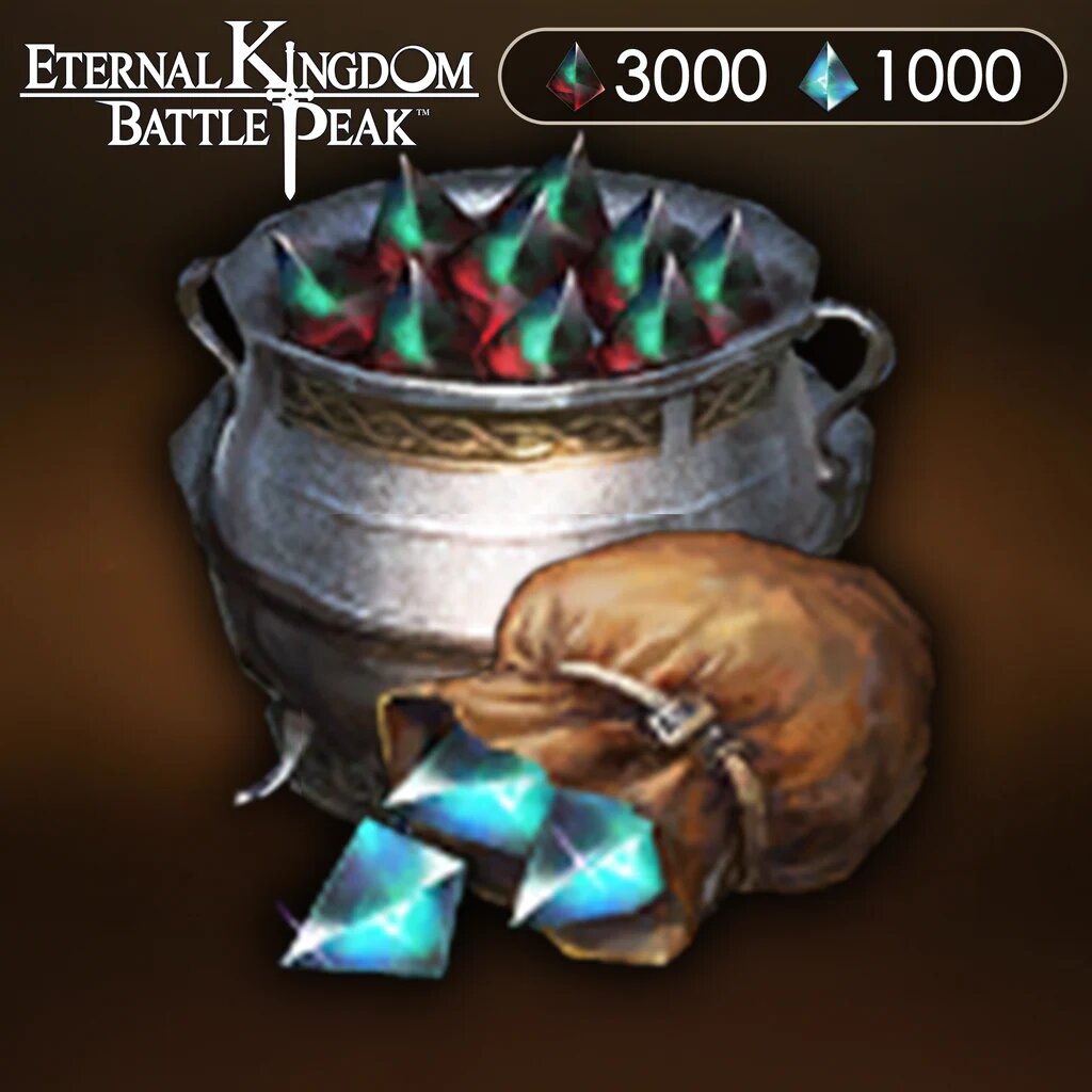 Виртуальная валюта Eternal Kingdom Battle Peak - 3000BS+1000WS, для PlayStation, Турция