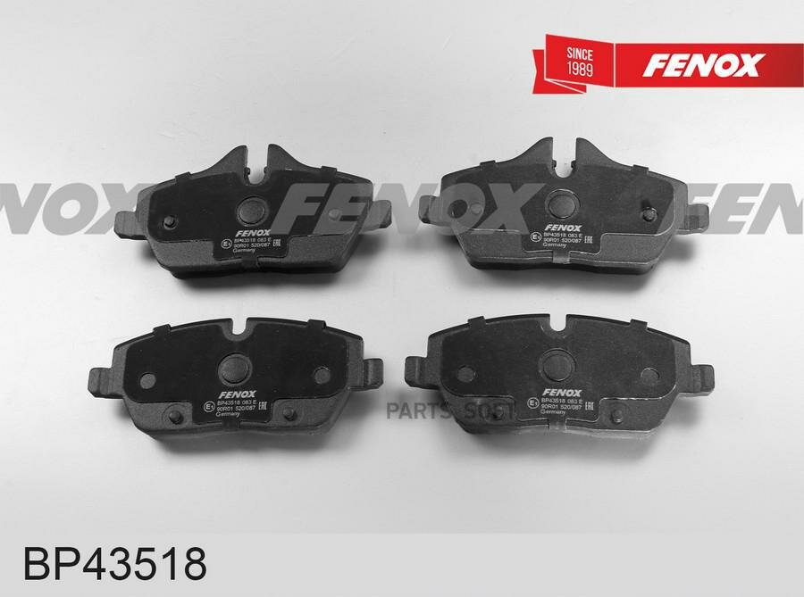 BP43518 FENOX Колодки тормозные BMW E81/E87/MINI COOPER 04- передние