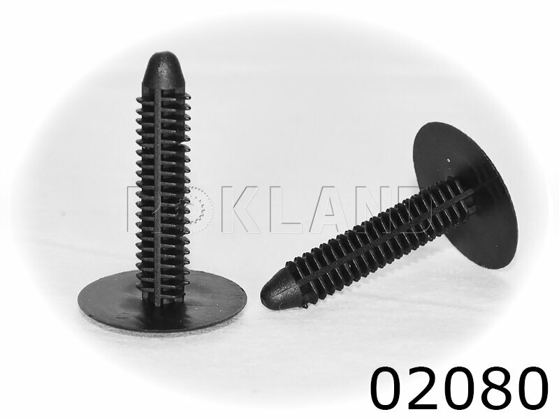 10шт - 02080 клипса автомобильная FORD ROKLAND