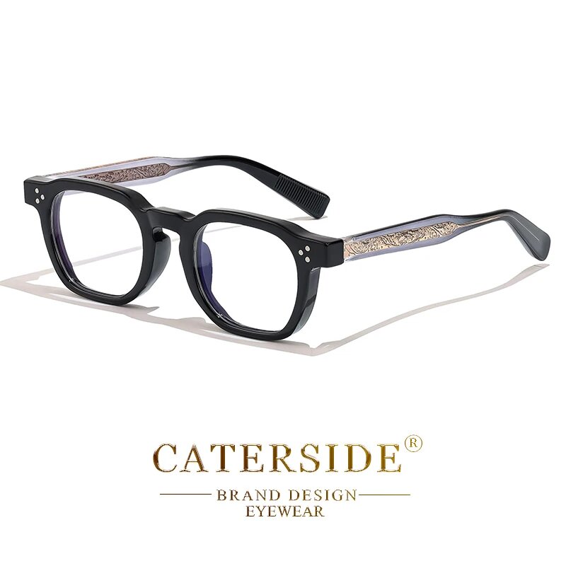 Caterside K39944, черные квадратные очки, темно-синий