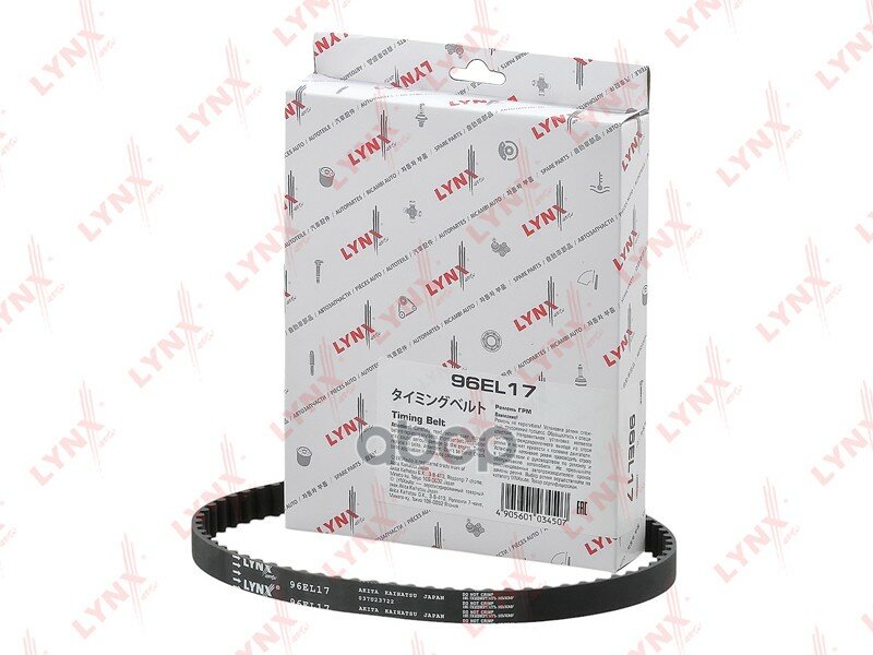 Ремень ГРМ RENAULT Logan/Sandero 1.4-1.6/Clio 1.4-1.6 98-05/Megane 1.4-1.6 96-02 (ALL 8V) LYNXauto арт. 96el17