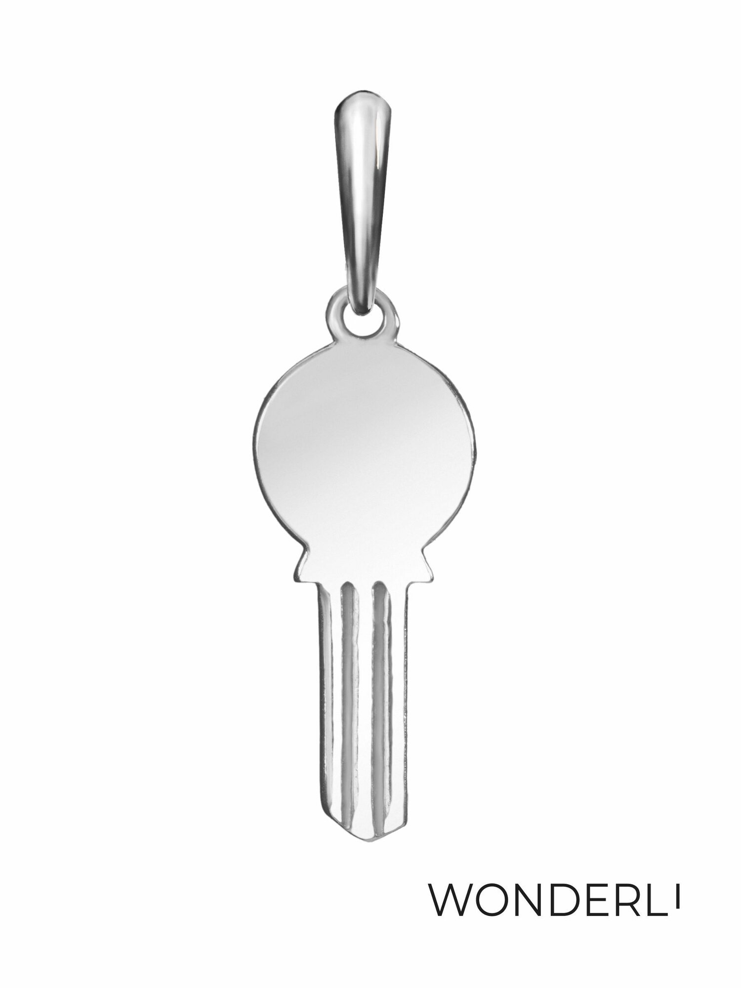 Подвеска, серебро, 925 проба, родирование