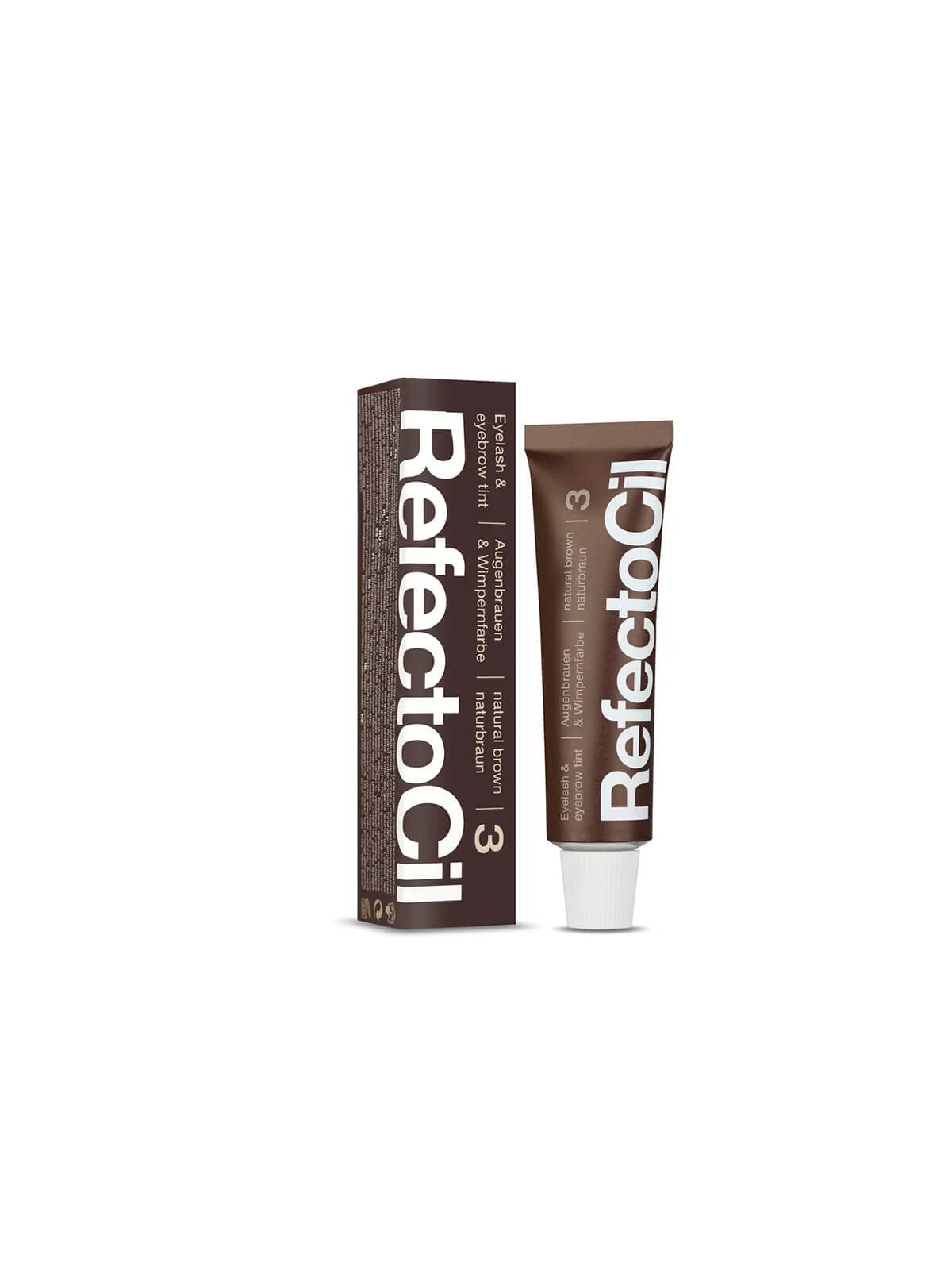 RefectoCil Eyelash and Eyebrow Tint №3 - Краска для бровей и ресниц Коричневая 15 мл
