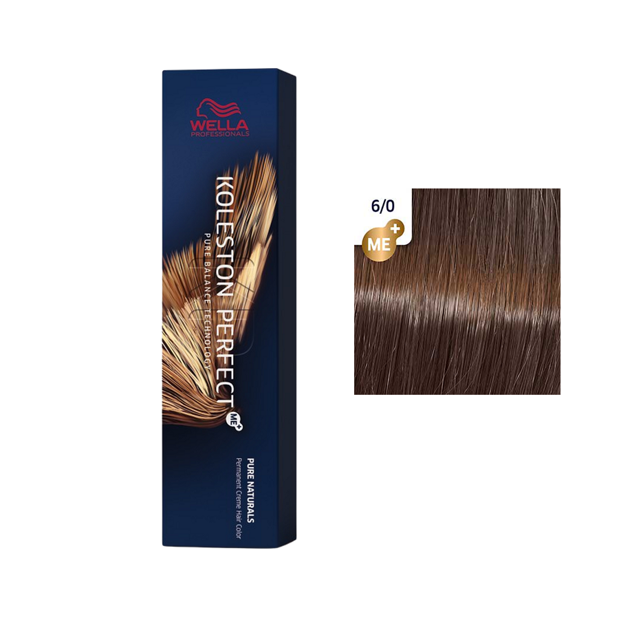 Wella Koleston Perfect ME+ 6/0 - Стойкая краска темный блонд натуральный 60 мл